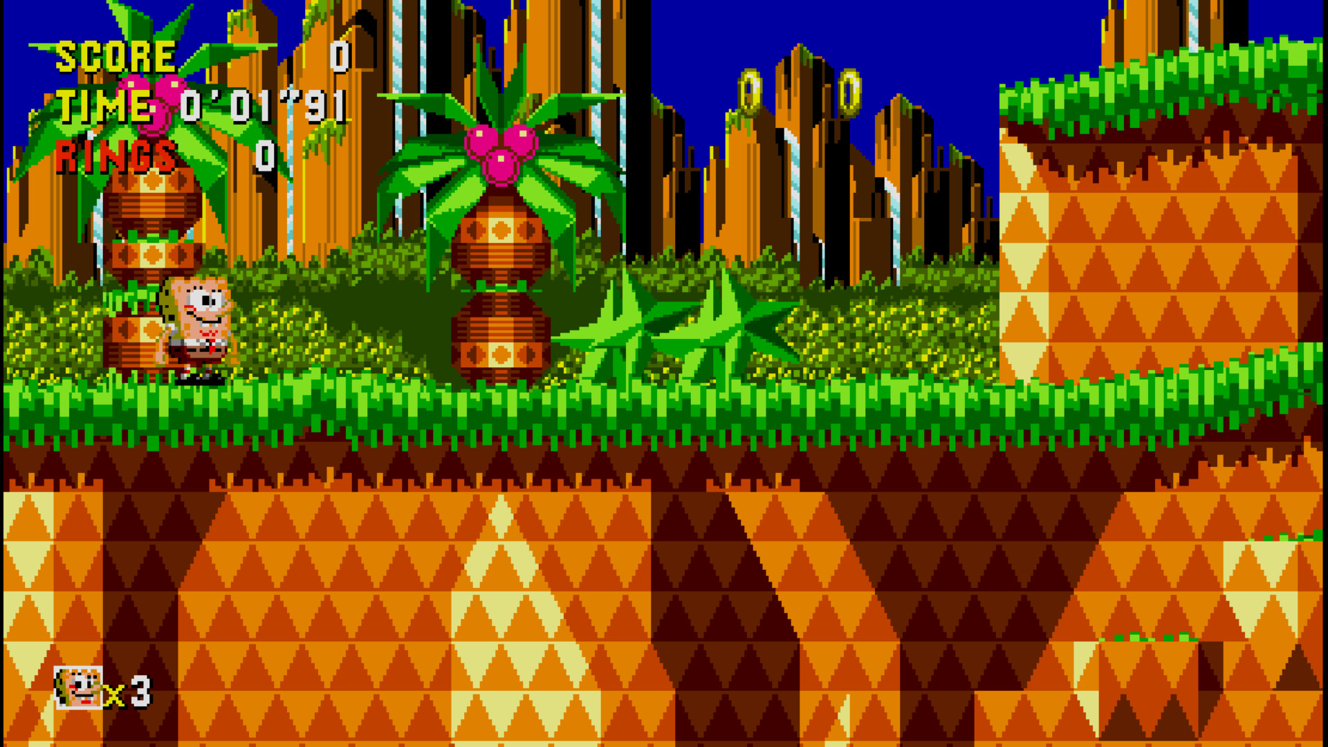 Spongebob In SCDME Work In Progress for Sonic CD (2011) | SCD Works In ...