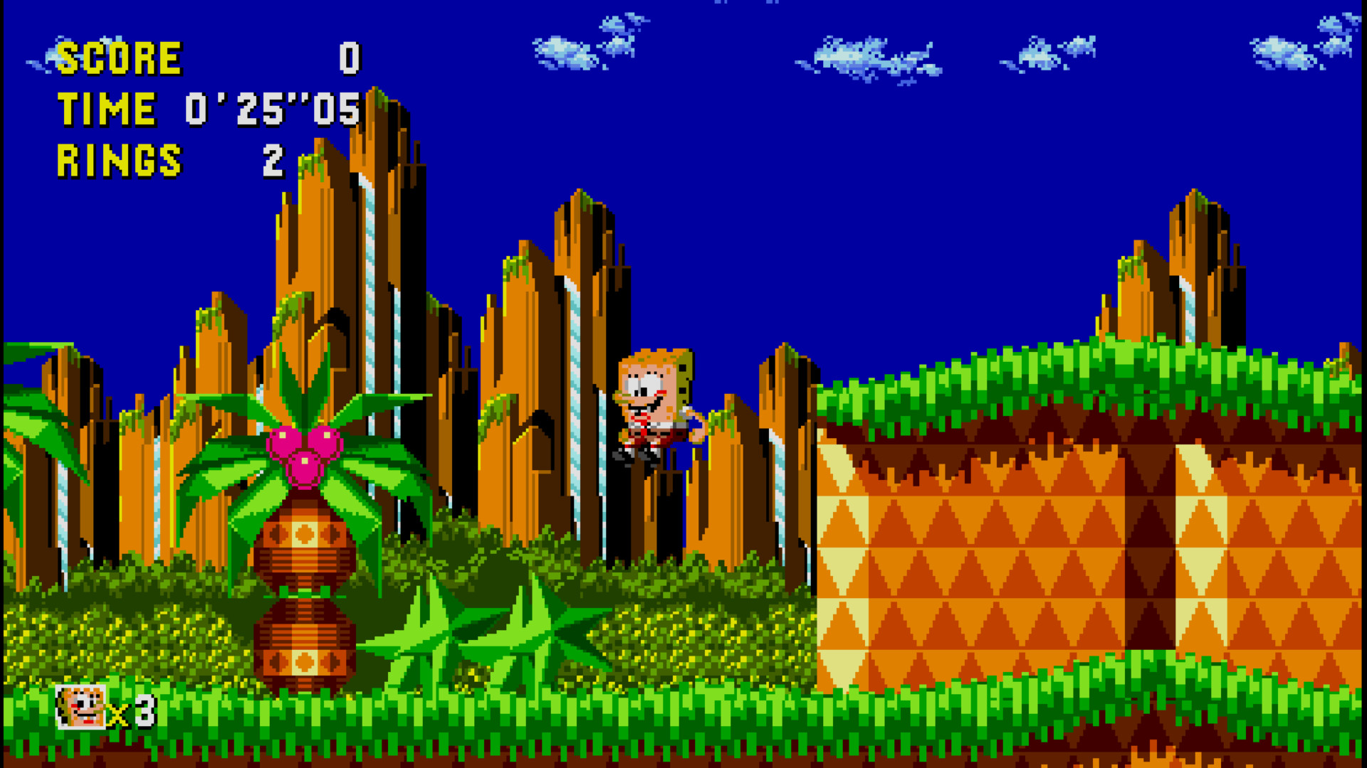 Spongebob In SCDME Work In Progress for Sonic CD (2011) | SCD Works In ...