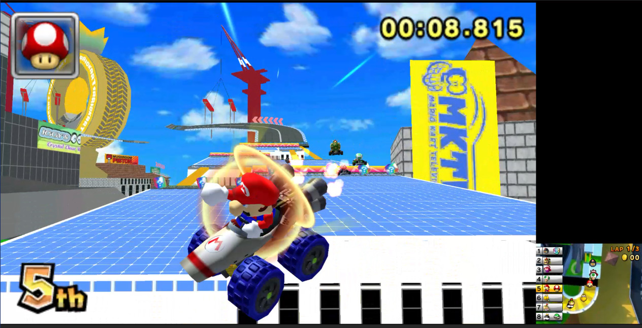 SW2 Crown City Work In Progress for Mario Kart 7 | MK7 Works In Progress