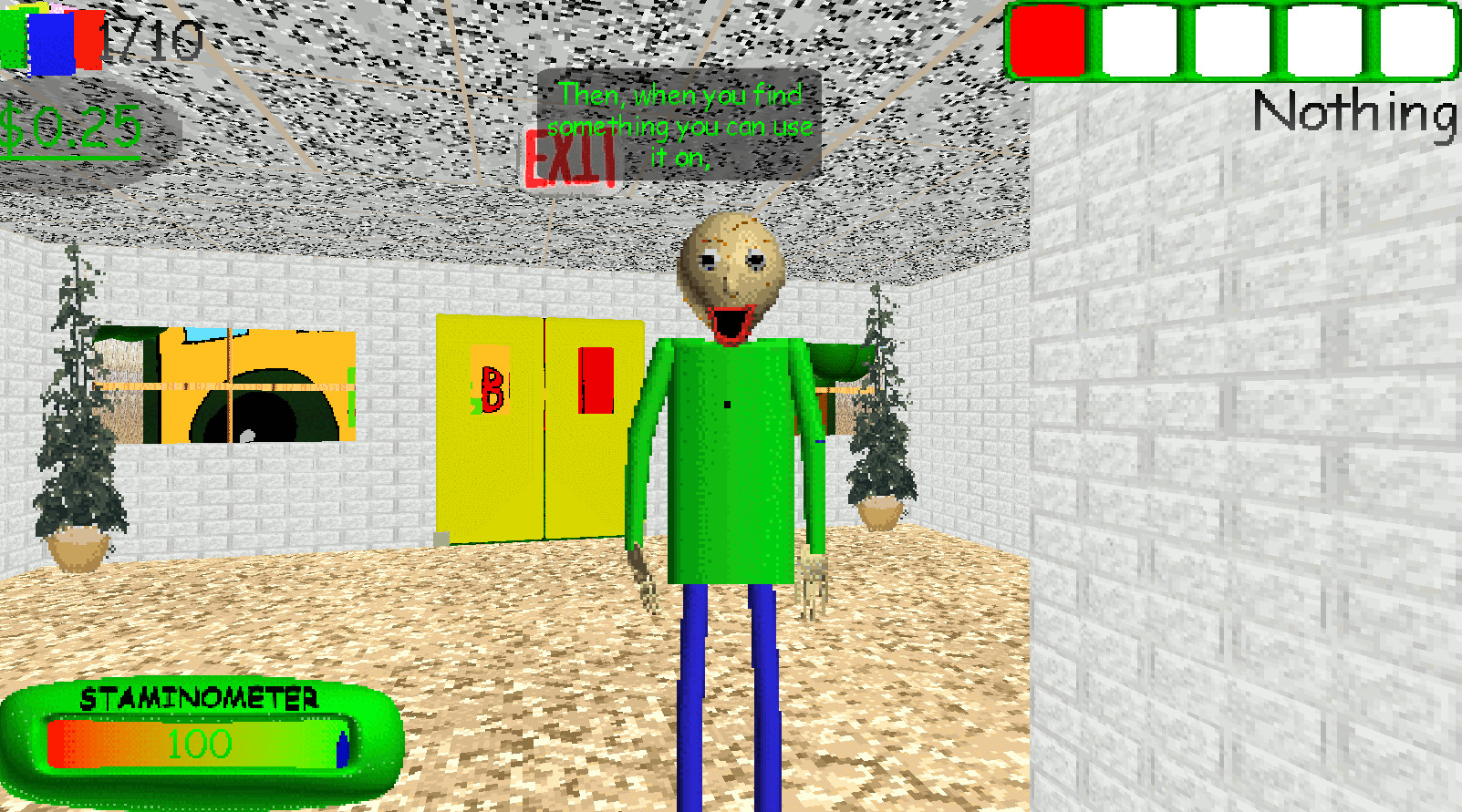 Baldi's basics in a no name disaster Work In Progress for Baldi's ...