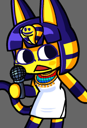 (WIP) The Ankha Beat Crossing Work In Progress for Friday Night Funkin ...