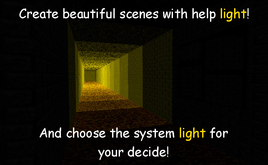Universal Lighting System Work In Progress for Baldi's Basics | Baldi ...