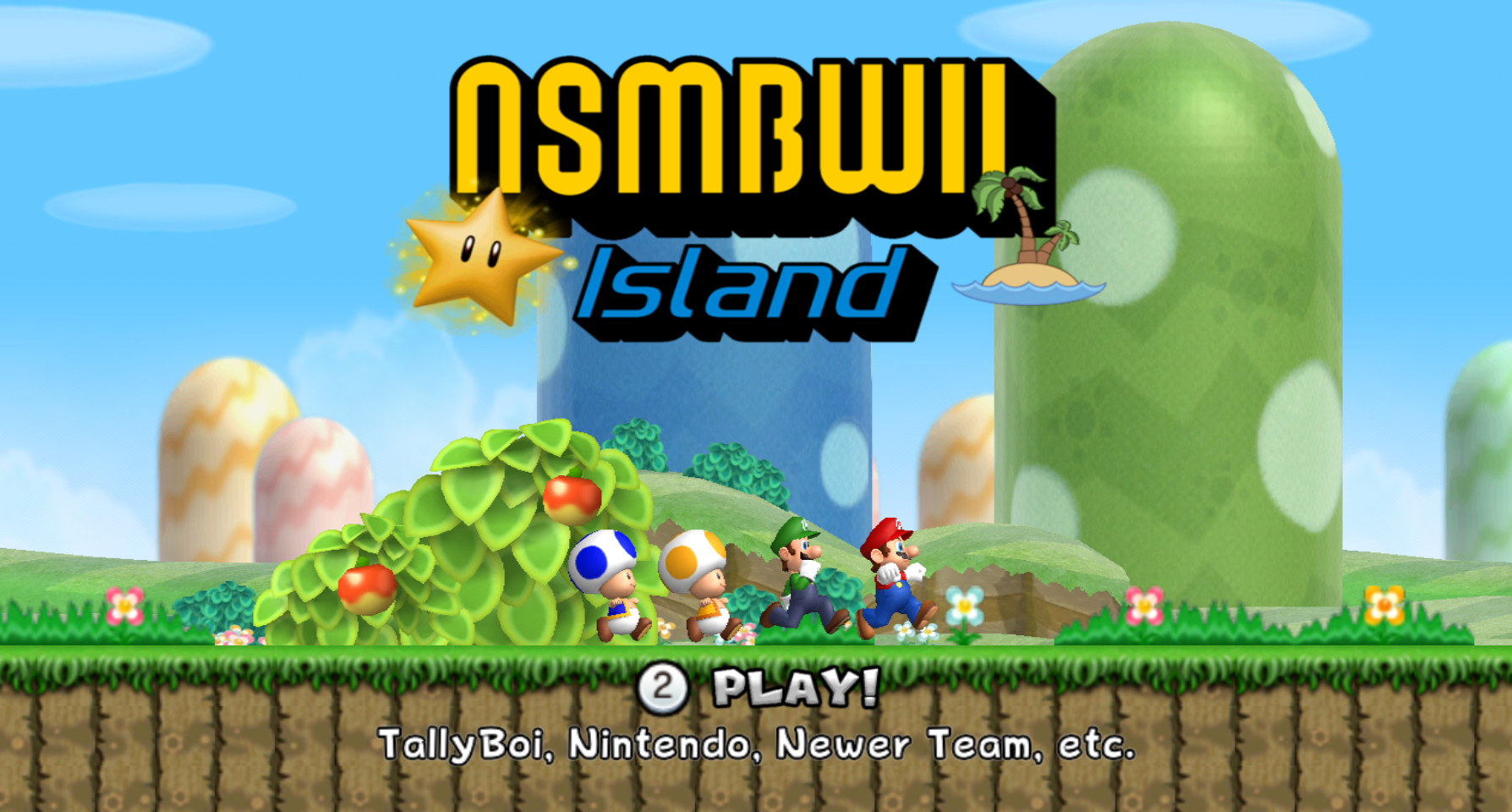 NSMBWii Island Work In Progress for New Super Mario Bros. Wii | NSMBW ...