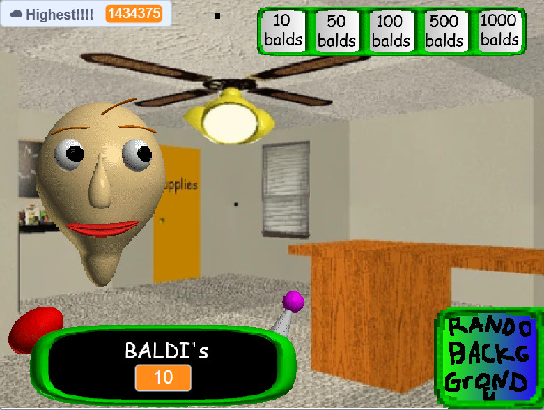 [SENSITIVE CONTENT] Baldi's Cool Clicking and Fun port testing Work In ...