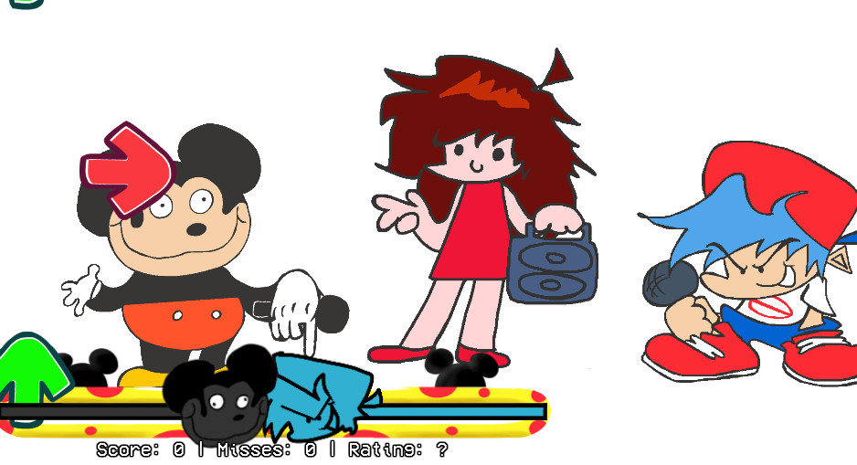 FNF: Mickey Mania all-stars! Work In Progress for Friday Night Funkin ...