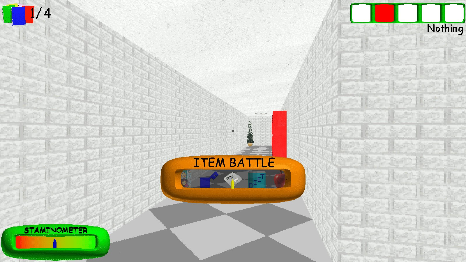 Item Battle Work In Progress for Baldi's Basics | Baldi Works In Progress