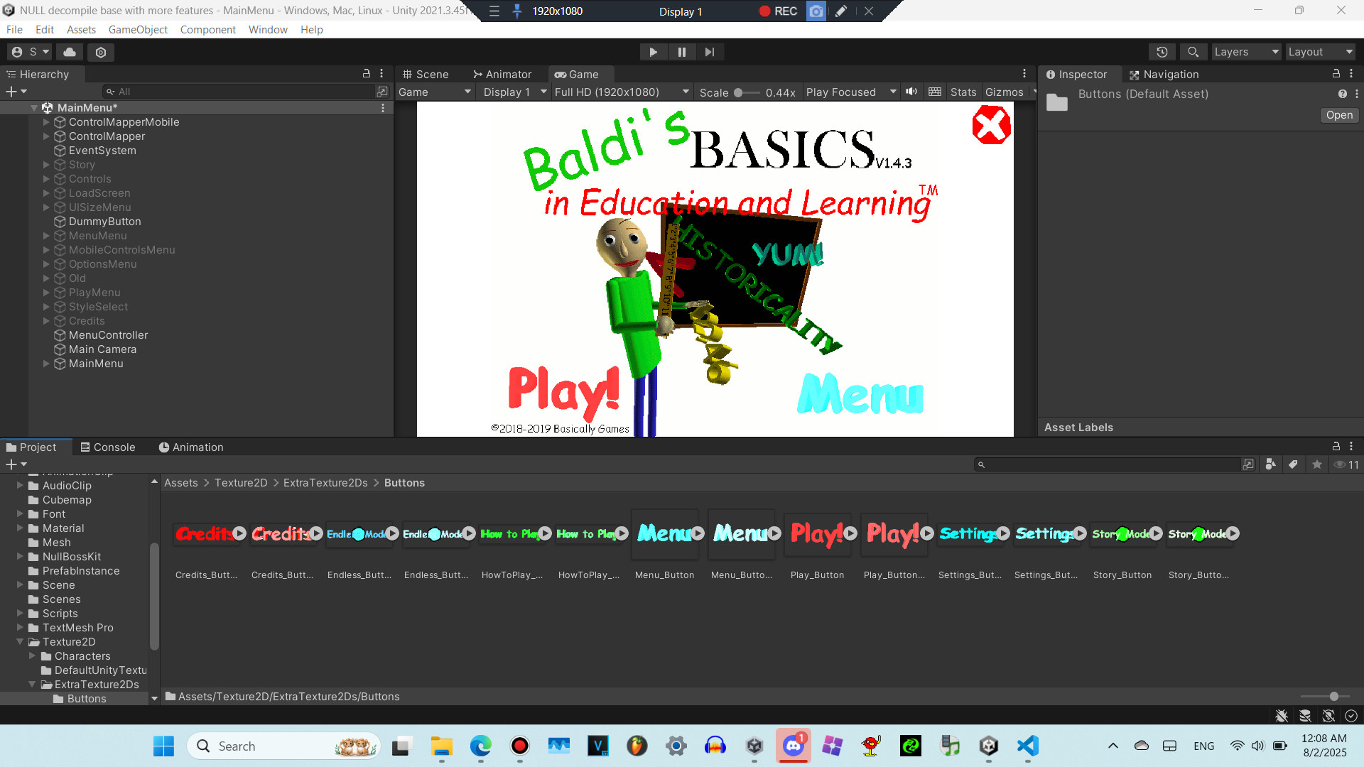 NEIL Decompile Base With Extras! Work In Progress for Baldi's Basics ...