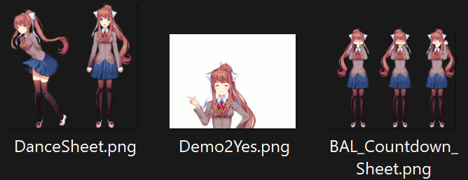 DDLC Pack (WIP) Work In Progress for Baldi's Basics | Baldi Works In ...