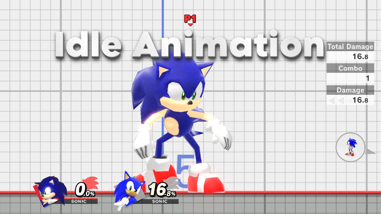 SA1 Animations Work In Progress for Super Smash Bros. Ultimate | SSBU ...