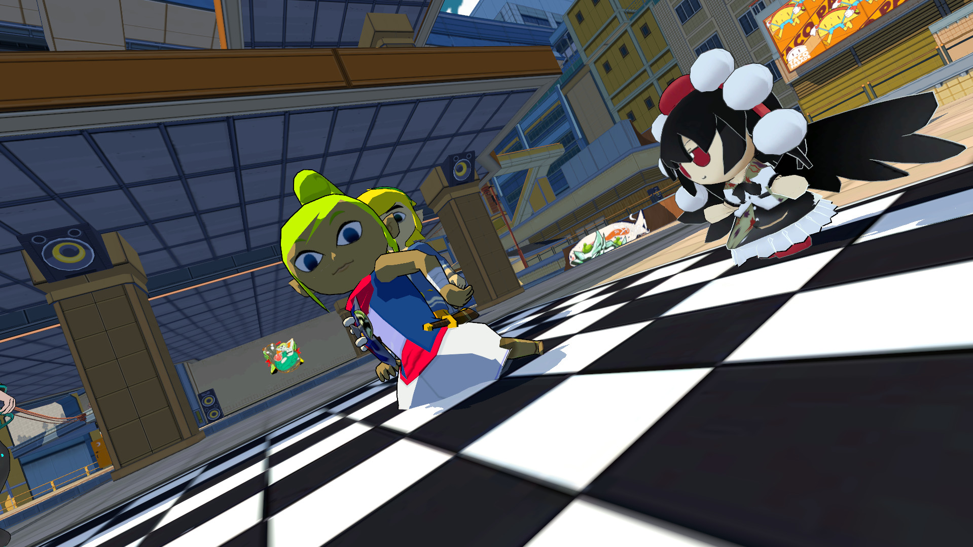 The WindWaker Character Work In Progress for Bomb Rush Cyberfunk | BRC ...