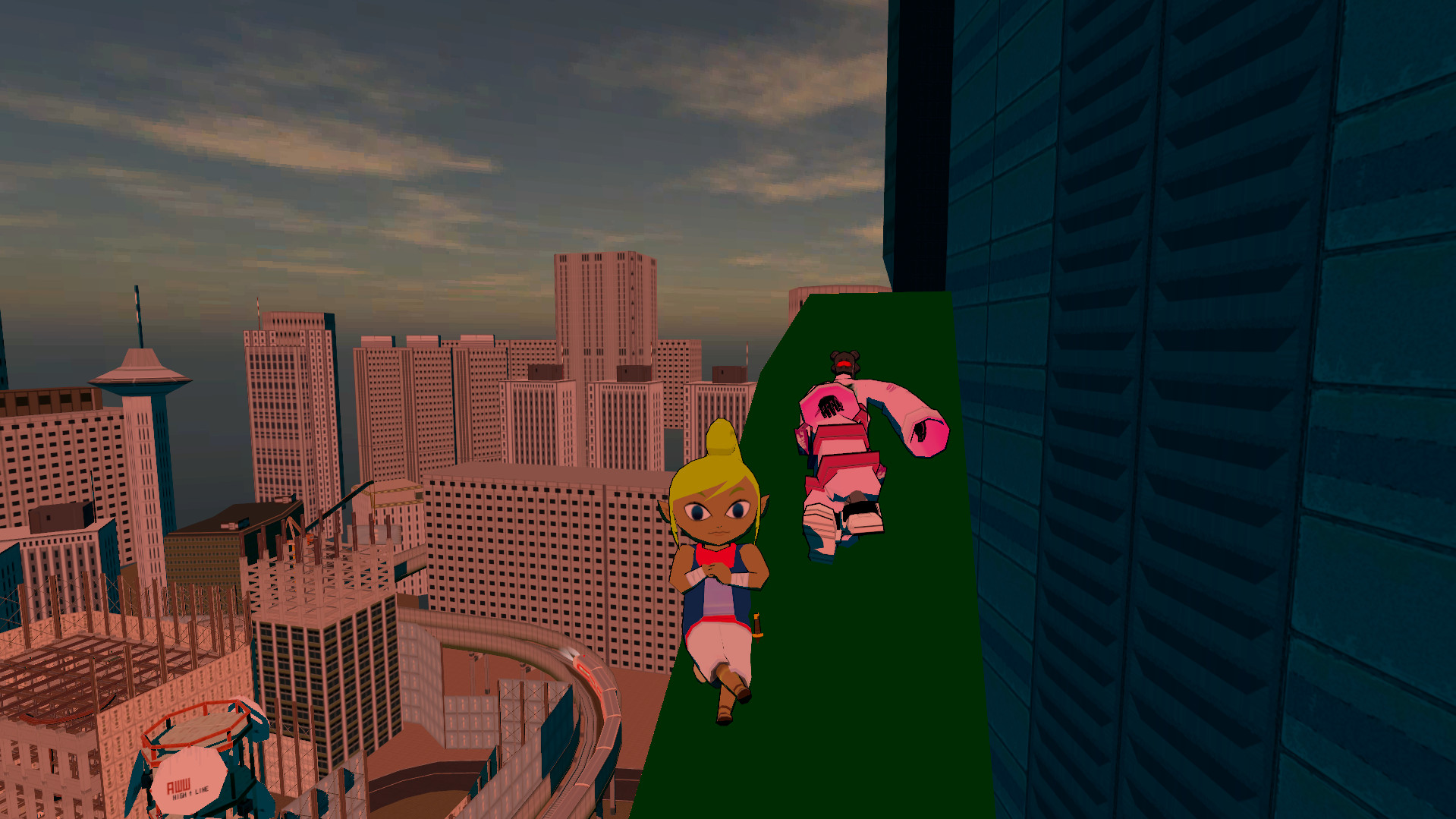 The WindWaker Character Work In Progress for Bomb Rush Cyberfunk | BRC ...