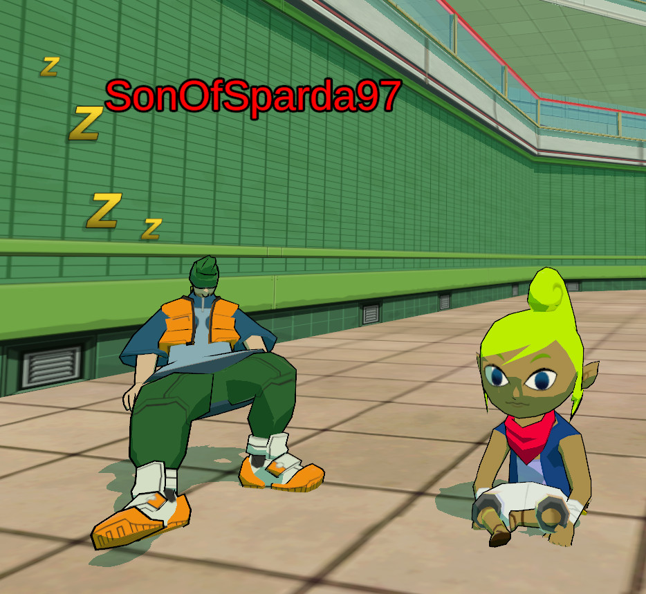 The WindWaker Character Work In Progress for Bomb Rush Cyberfunk | BRC ...