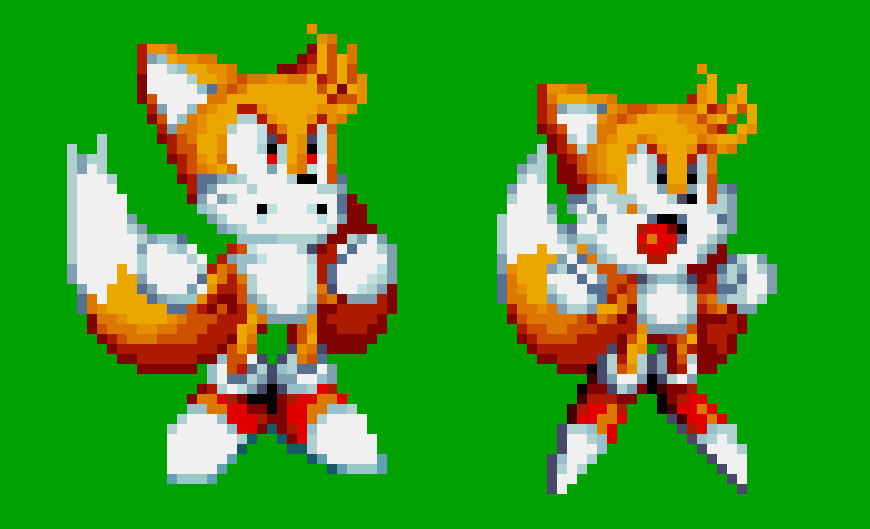 Modern Tails Work In Progress for Sonic Mania | SM Works In Progress