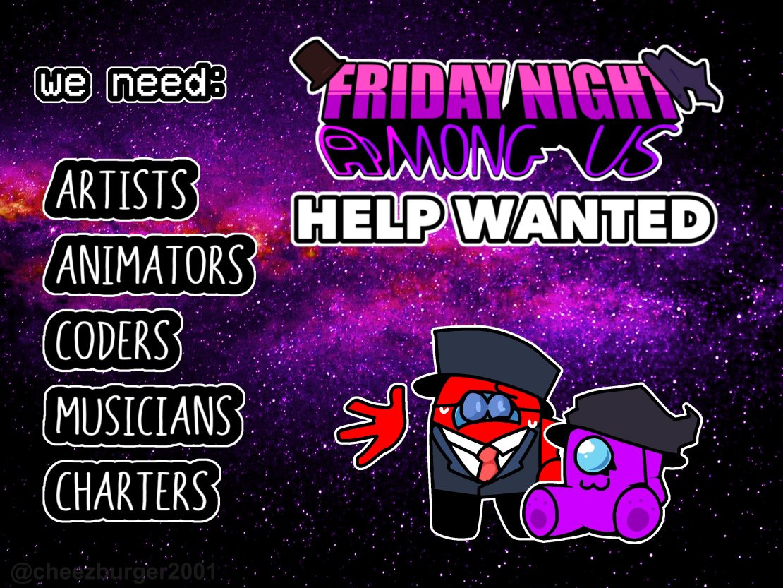 Friday Night Among Us (Demo) Work In Progress for Friday Night Funkin ...