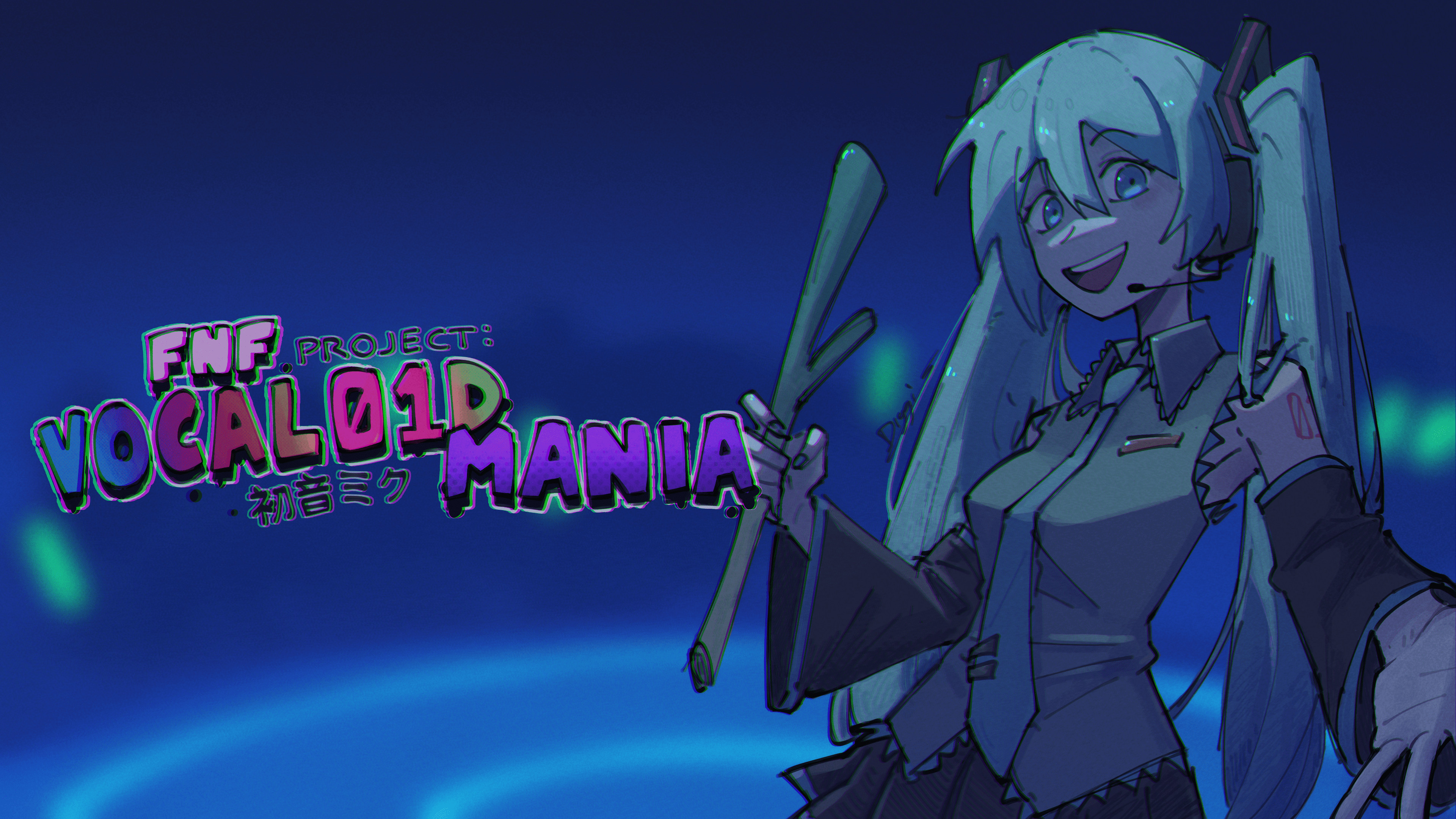 FNF Project: VOCALOID MANIA (Miku Mania V2) Work In Progress for Friday ...