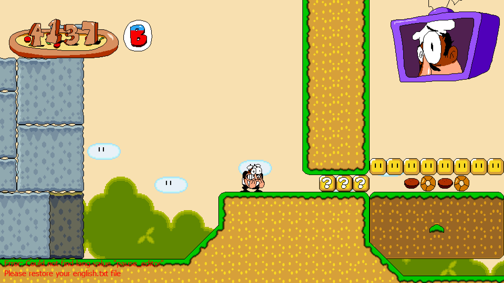 Super Peppino World Work In Progress for Pizza Tower | PT Works In Progress