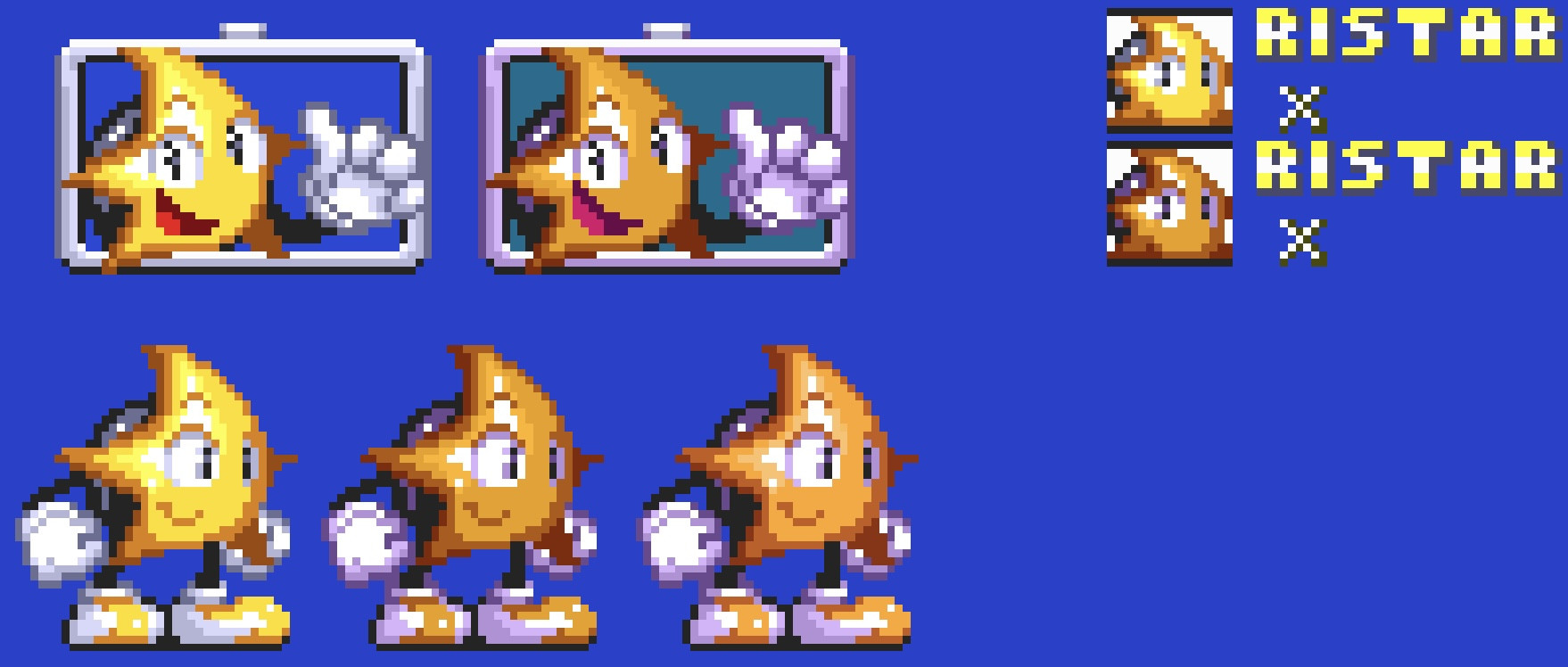 Extra Slot/ Standalone Ristar (General Update) Work In Progress for ...