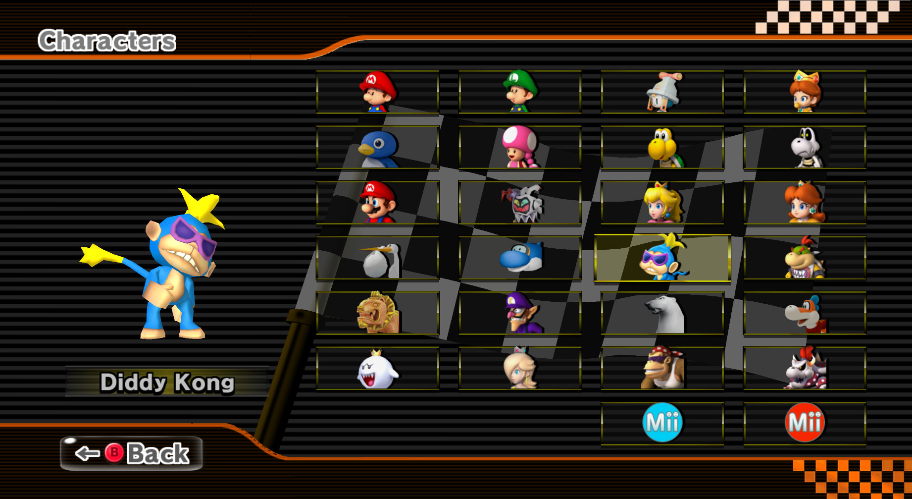 The Chimp - (W/ Custom Animations) Work In Progress for Mario Kart Wii ...