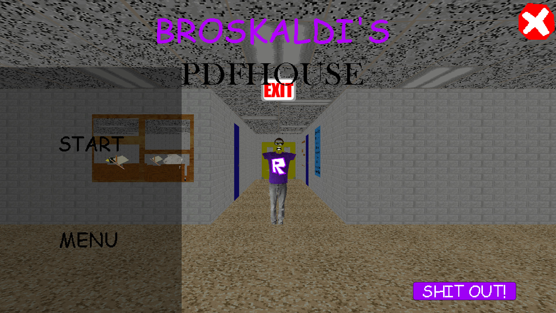 Broskaldi's PDFHouse Reimagined / Remake Work In Progress for Baldi's Basics | Baldi Works In ...