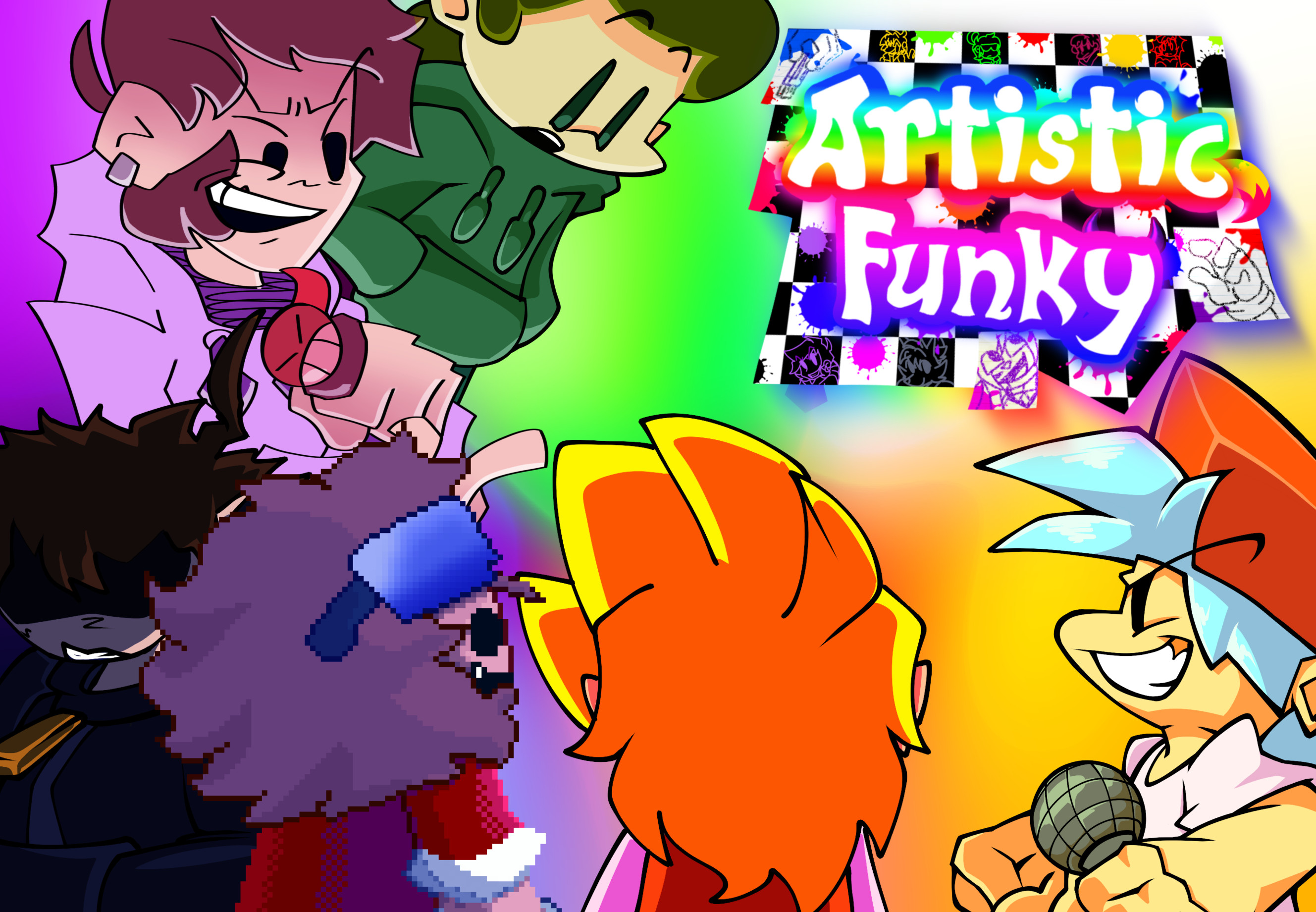 Proyect Artist Funky Work In Progress for Friday Night Funkin' | FNF Works In Progress