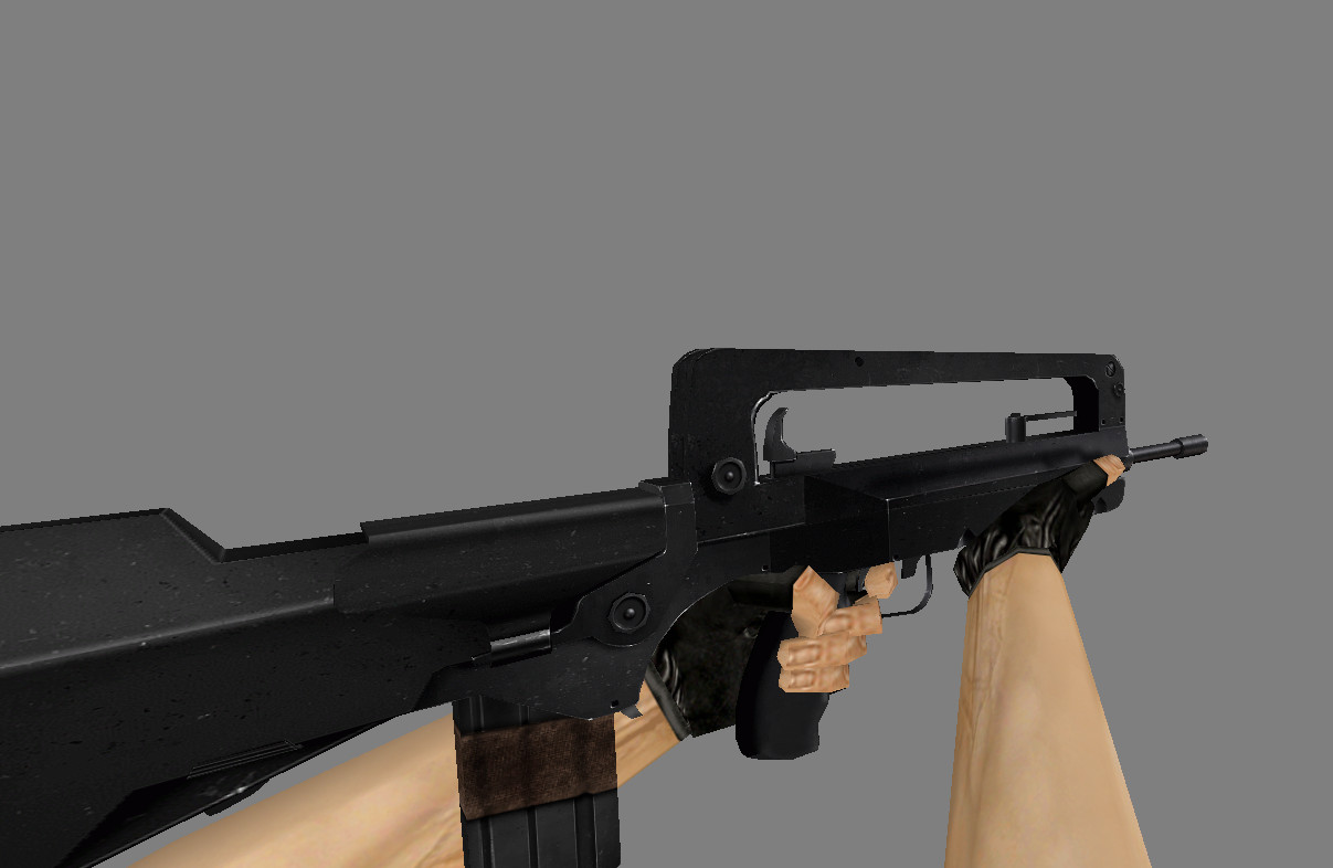 Famas F1 w/ RoOTns anims. Work In Progress for Counter-Strike 1.6 | CS1.6 Works In Progress