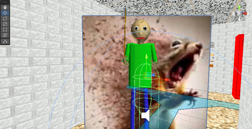 A SCREAMING SQUIRREL Helps baldi Work In Progress for Baldi's Basics ...