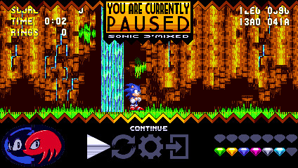 Sonic 3'Mixed Pause Menu (Almost Done) Work In Progress for Sonic 3 A.I ...
