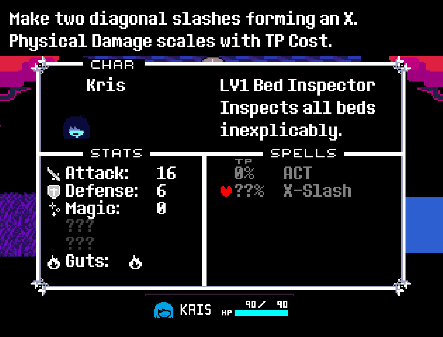 Solo Kris (Chapters 1&2) Work In Progress for Deltarune | DR Works In ...