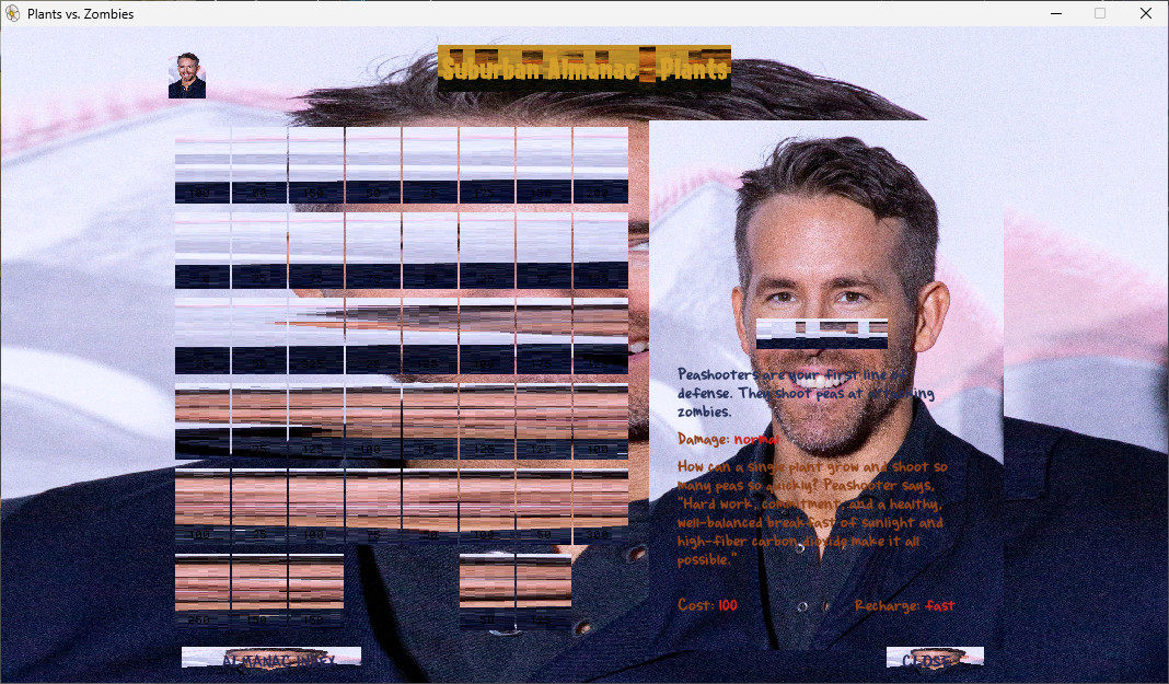 Ryan vs Reynolds Work In Progress for Plants vs. Zombies | PVZ Works In ...