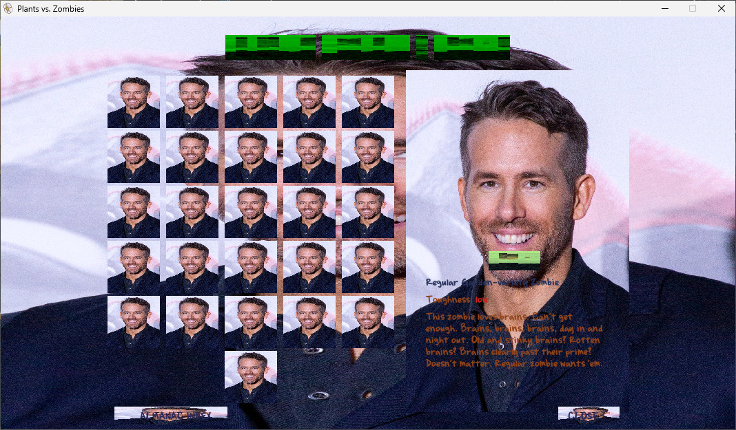 Ryan vs Reynolds Work In Progress for Plants vs. Zombies | PVZ Works In ...