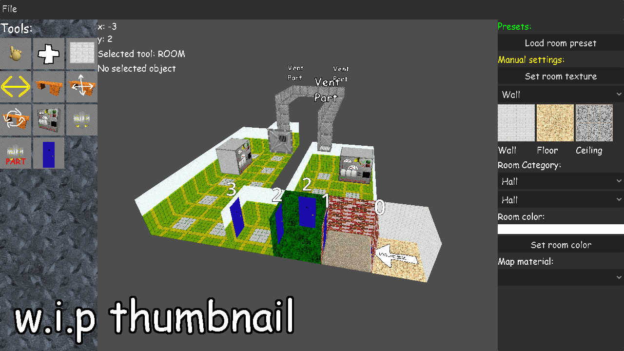 Baldi's Godot Level Editor Work In Progress for Baldi's Basics | Baldi Works In Progress