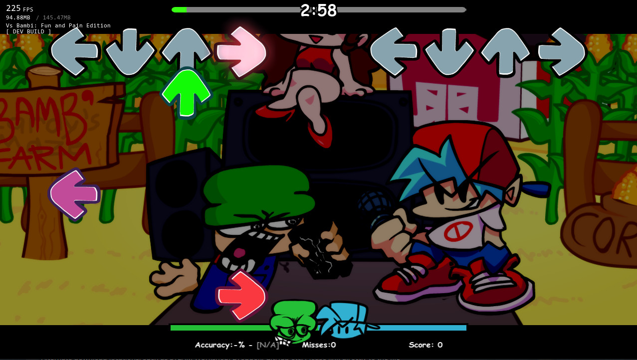 Vs Bambi: Fun and Pain Edition Work In Progress for Friday Night Funkin ...