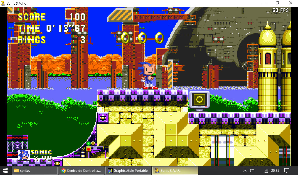 pancito en sonic 3 Work In Progress for Sonic 3 A.I.R. | S3AIR Works In ...