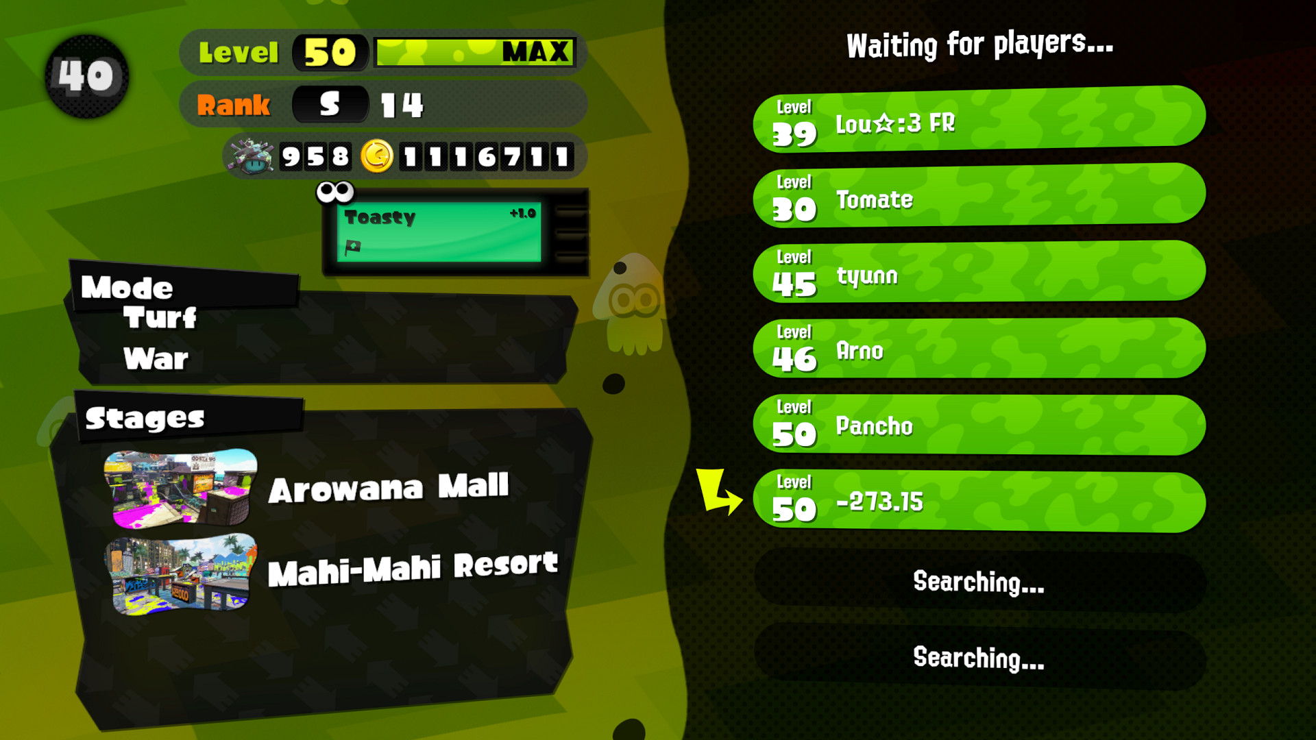 Splatoon 2 UI Work In Progress for Splatoon | Splatoon Works In Progress