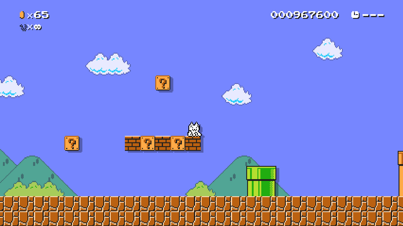 Shobon / Syobon Work In Progress for Super Mario Bros. Remastered ...