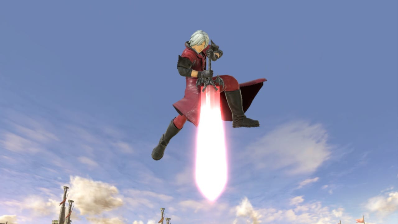 Dante Cloud Work In Progress for Super Smash Bros. Ultimate | SSBU Works In Progress