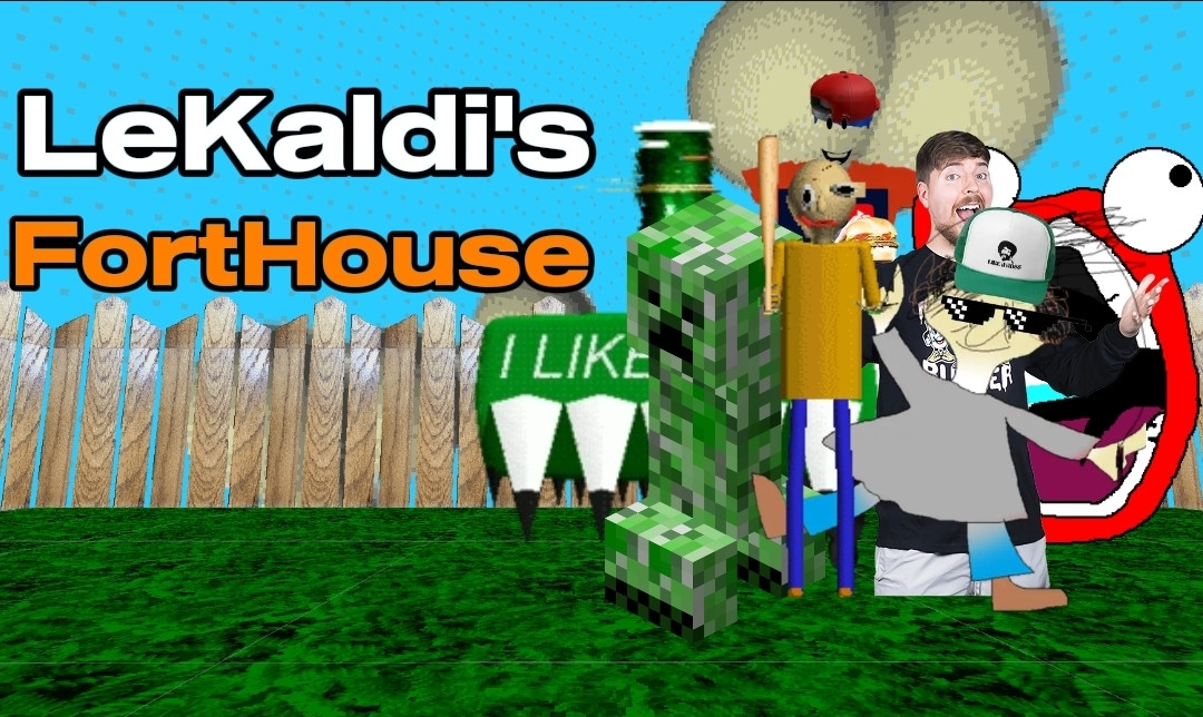 Lekaldi's FortHouse Work In Progress for Baldi's Basics | Baldi Works In Progress