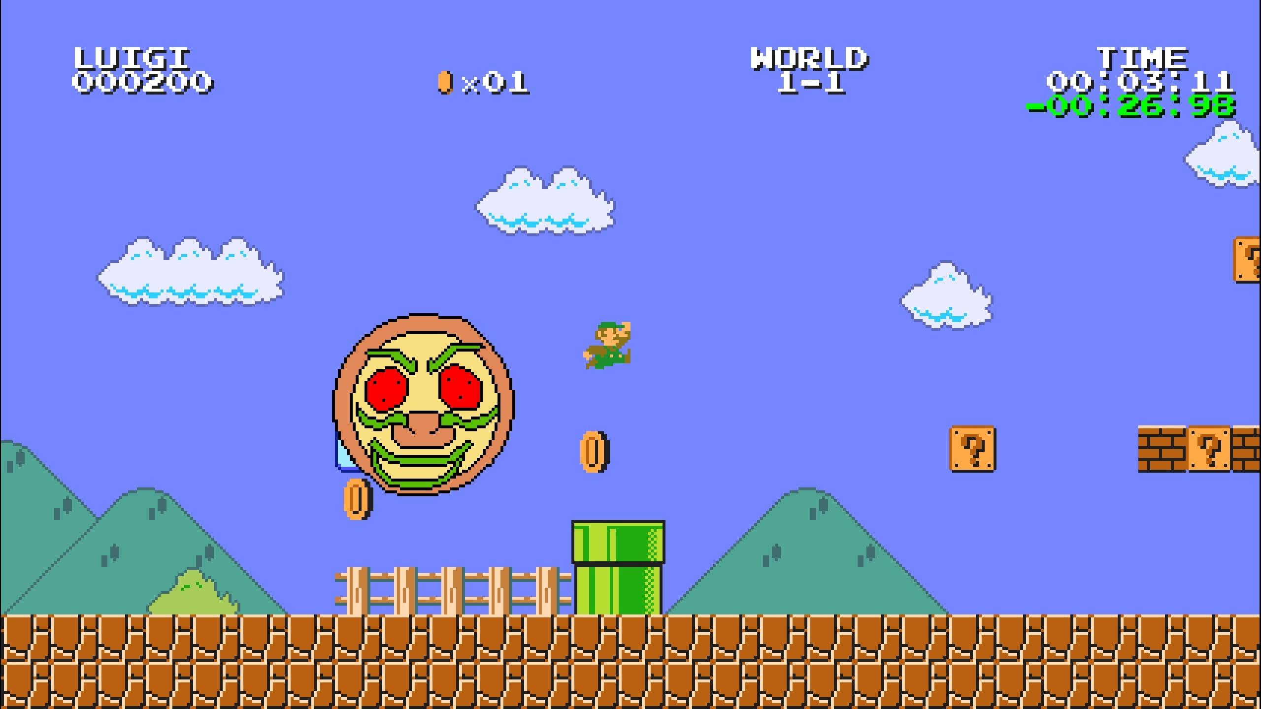The Great Pizzaface Race Work In Progress for Super Mario Bros ...