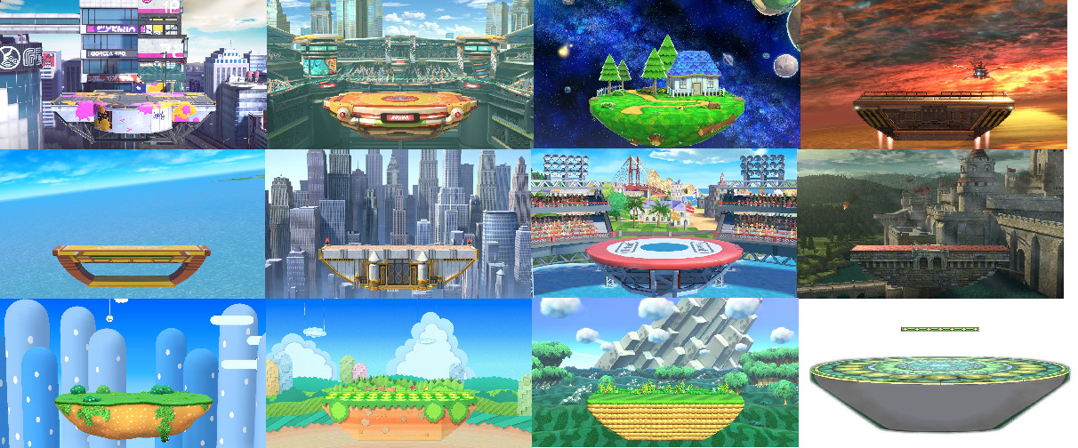 SSBU Ω form stages [Sprited/Pre rendered] Work In Progress for Super ...