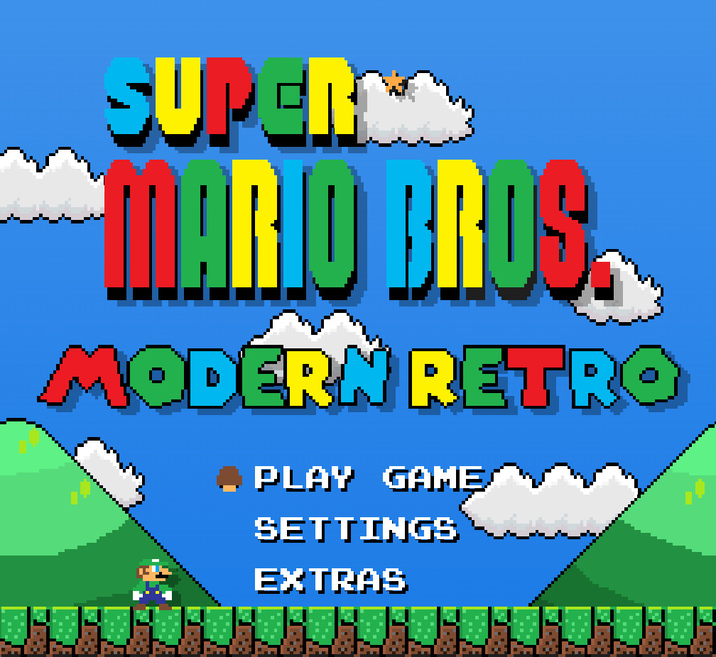 Modern Retro Work In Progress for Super Mario Bros. Remastered ...