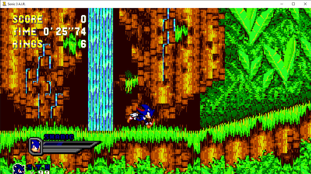 Advance Shadic in Sonic 3 A.I.R-With 3d 2d moveset Work In Progress for ...