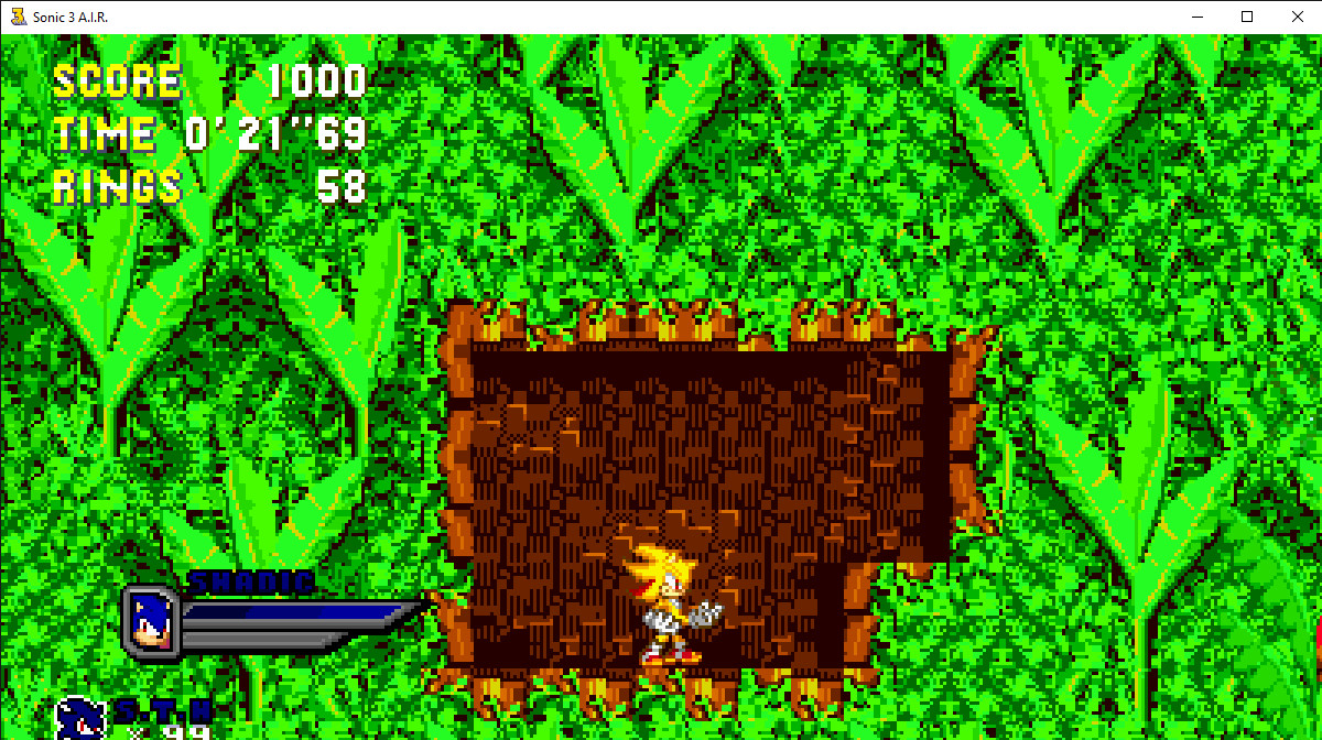 Advance Shadic in Sonic 3 A.I.R-With 3d 2d moveset Work In Progress for ...