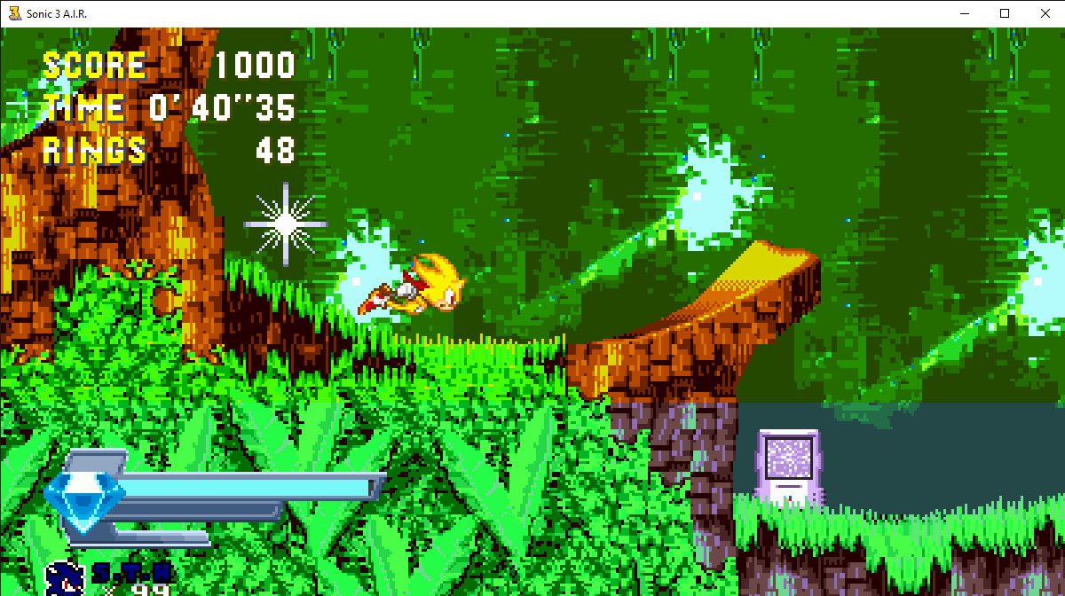 Advance Shadic in Sonic 3 A.I.R-With 3d 2d moveset Work In Progress for ...