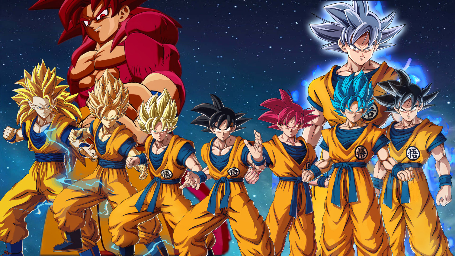 Goku (All) Updated Work In Progress for Dragon Ball: Sparking! ZERO ...