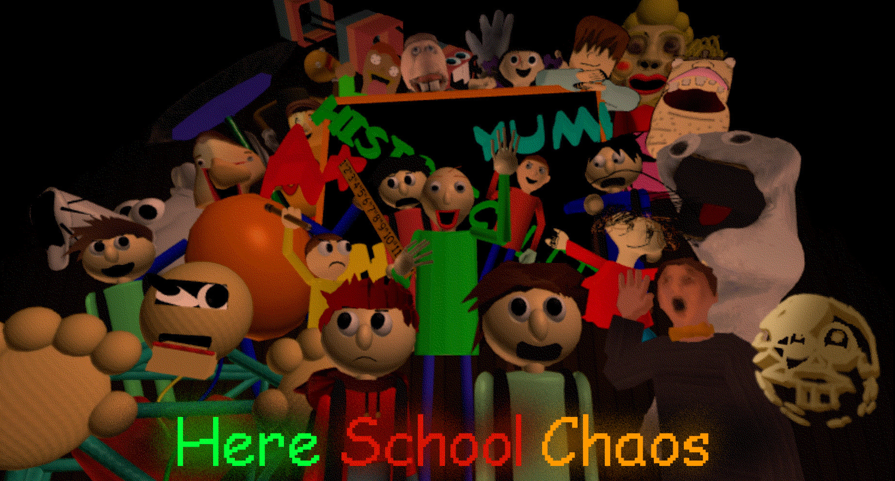 Baldi's Basics In Here School Chaos Work In Progress for Baldi's Basics ...