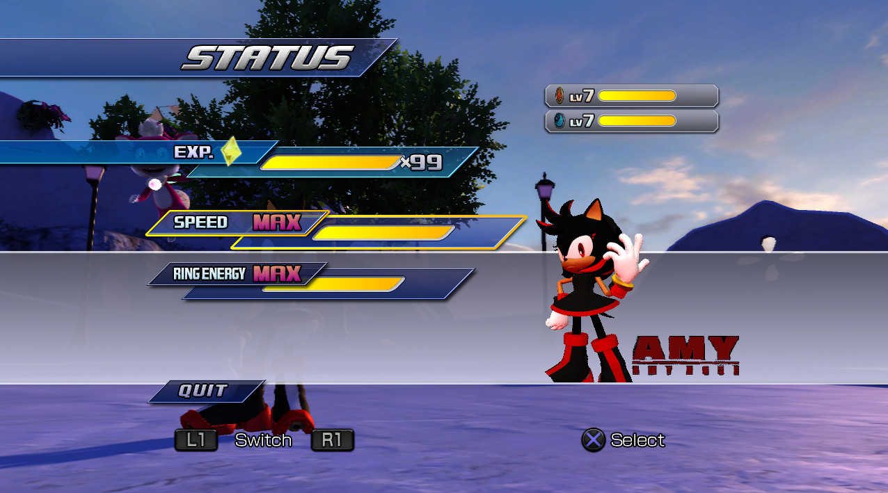 ShadAmy Work In Progress for Unleashed Recompiled | UR Works In Progress