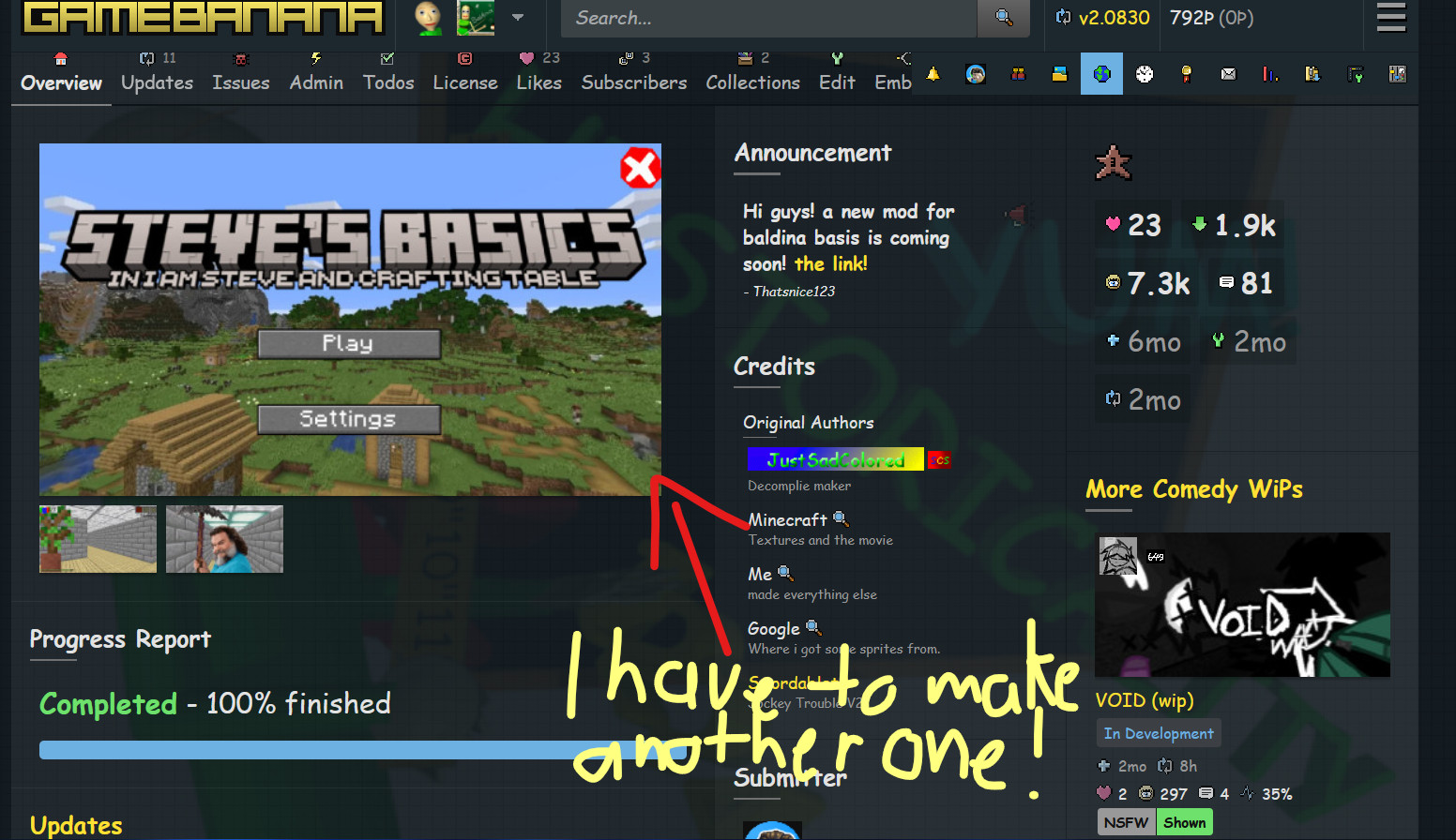 Untitled Steve Basics Sequel Work In Progress for Baldi's Basics ...