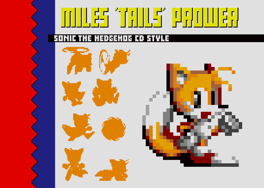 Miles "Tails" Prower - CD Style Work In Progress for Sonic CD (2011 ...