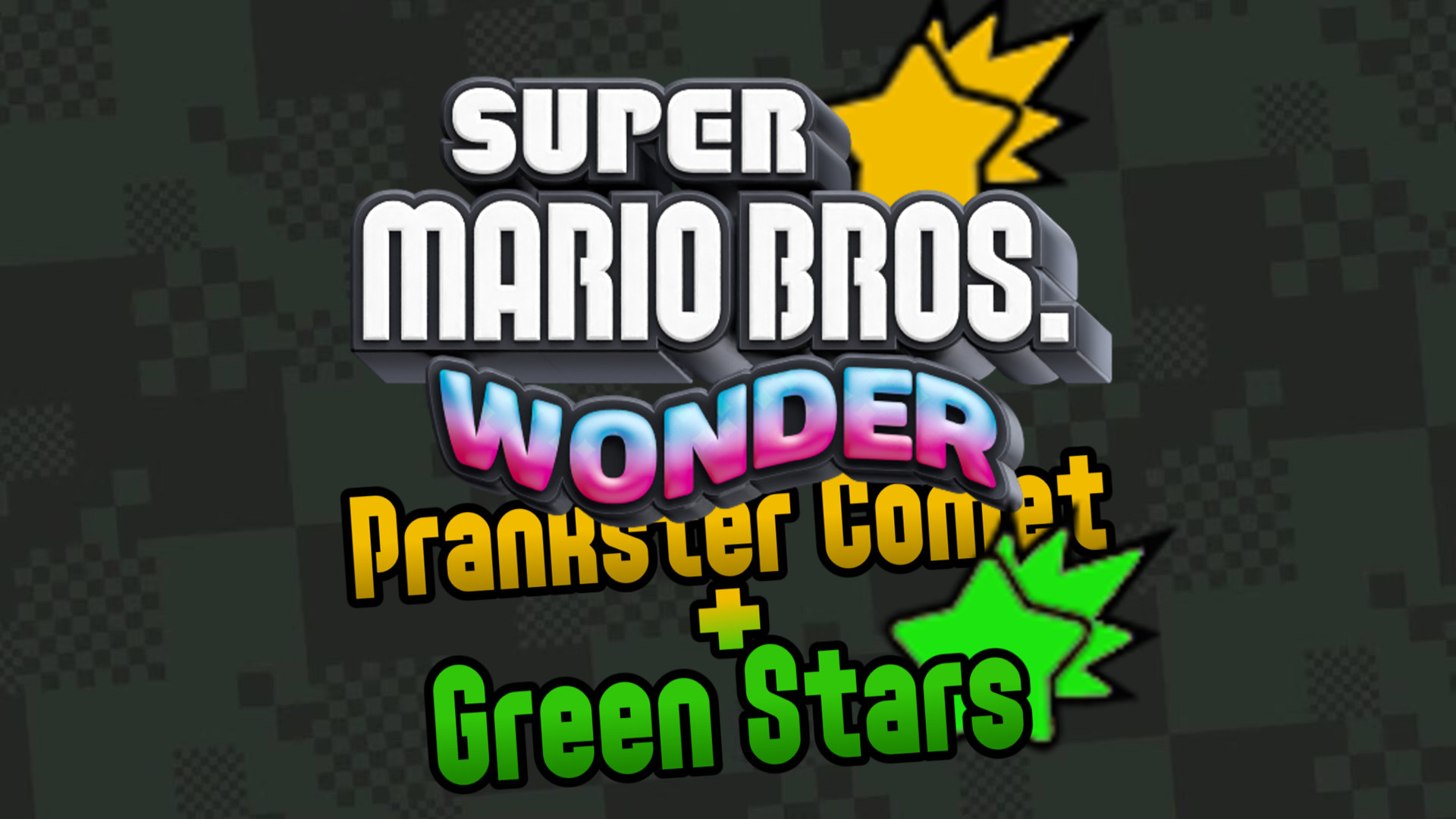 SMBW Prankster Comets+Green Stars Work In Progress for Super Mario Bros ...