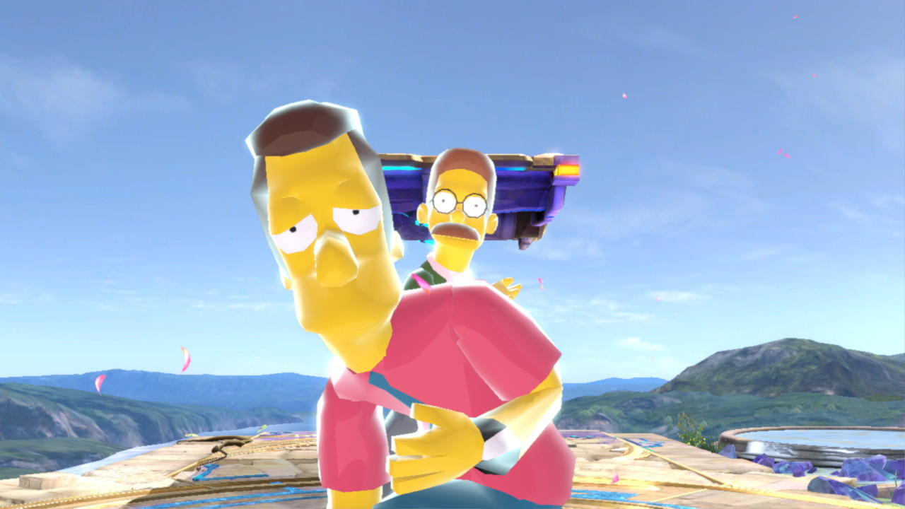 Simpsons Smash Bros. Work In Progress for Super Smash Bros. Ultimate ...
